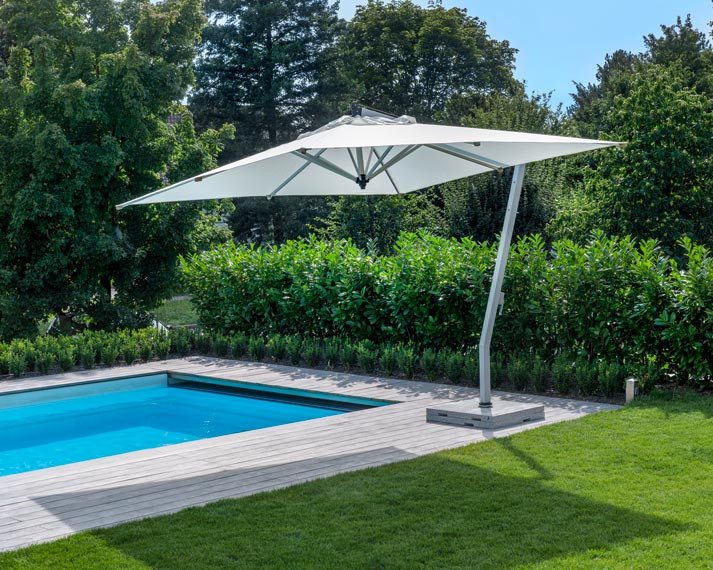 Woodline Schirm Sunset Flex Aluminium mit Kurbel - Fischer Möbel